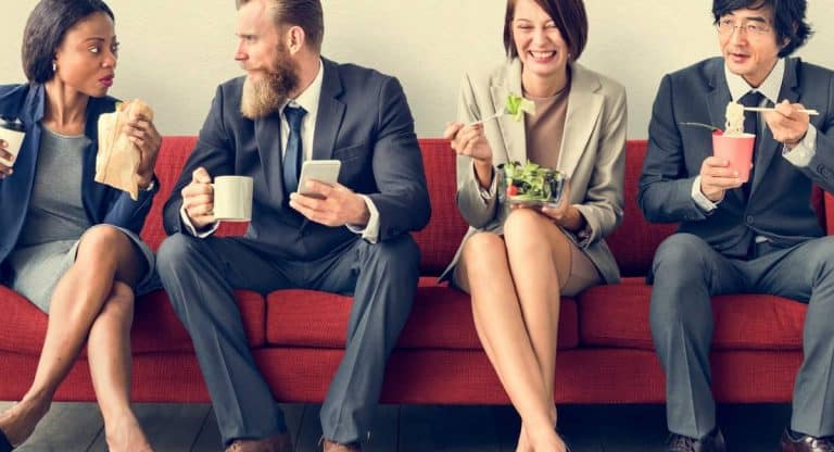 A six-step guide to food etiquette in the workplace