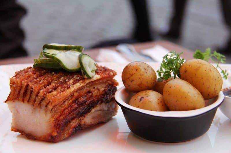 Perfect roast pork with crackling to die for…