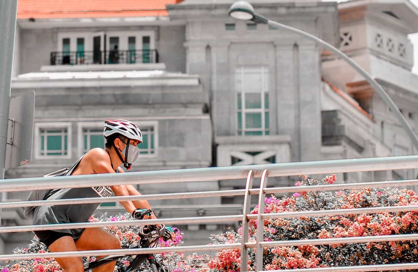 Joggers and cyclists should wear masks – here's why