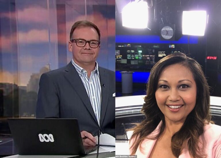 Fauziah Ibrahim takes a break from presenting on the ABC network