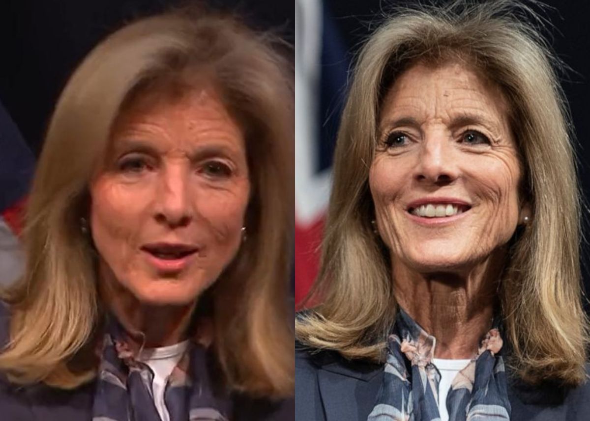 Caroline Kennedy puts Journalist in place speaking over woman